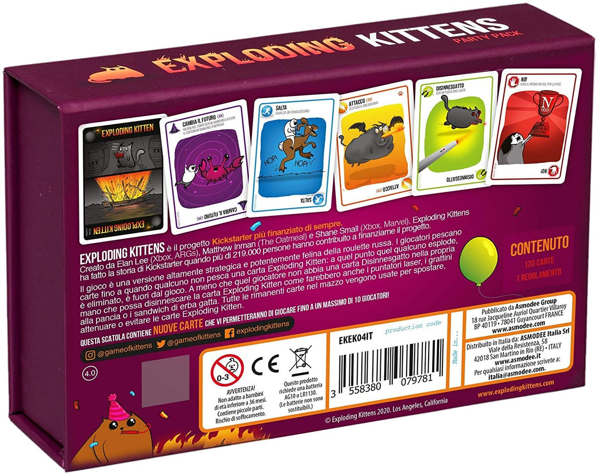 Exploding Kittens: Party Pack – El Patio Geek